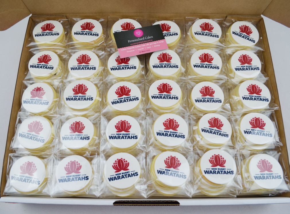 Corporate Logo Cookies Delivered Australia Wide